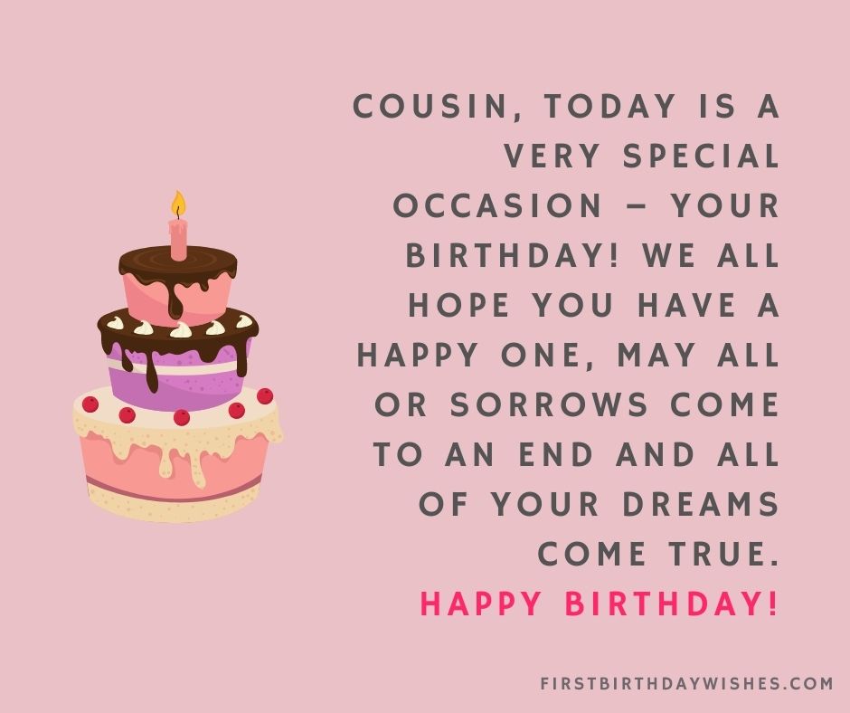 Best Birthday Wishes For Cousin Brother 2024 First Birthday Wishes Best Birthday Wishes For Cousin Brother 2024 First Birthday Wishes